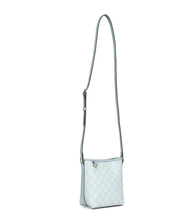 Gucci Gg Emblem Bucket Bag - White