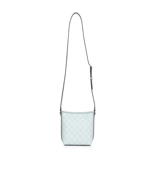 Gucci Gg Emblem Bucket Bag - White