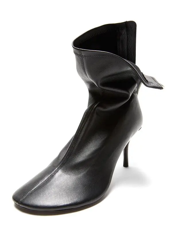 Acne Studios Leather Zip-up Boots
