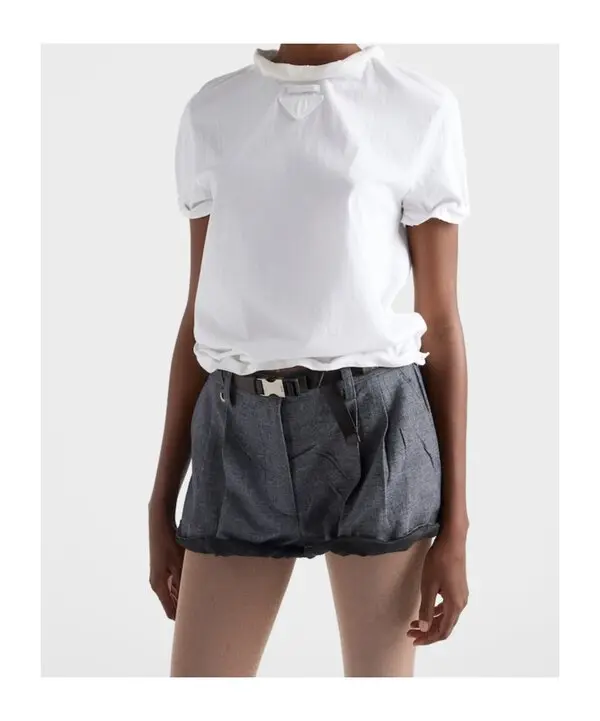 Prada Short Sleeve Crewneck T-shirt