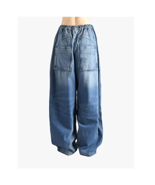 Alexander Wang Oversized Low-rise Cargo Jeans