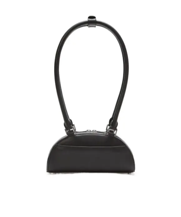 SELF-PORTRAIT Leather Mini Shoulder Bag - Black