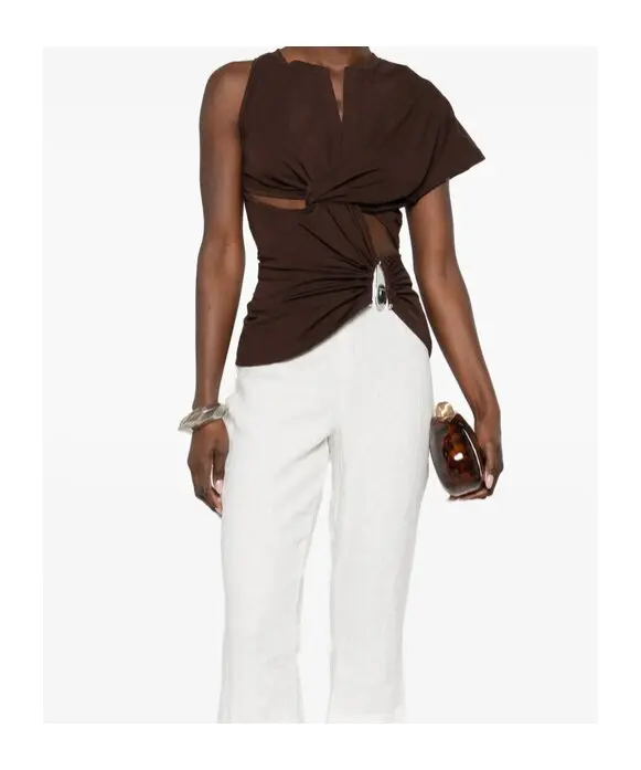 Christopher Esber Asymmetrical Knot Detail Top