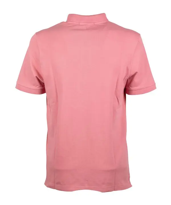 Stone Island Logo Patch Short-sleeved Polo Shirt - Pink