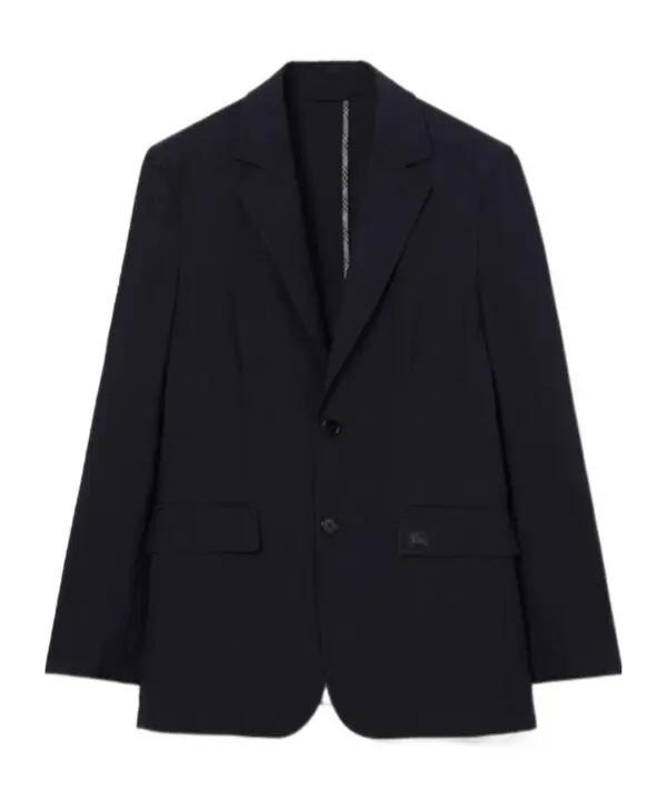 Burberry Seersucker Tailored Blazer