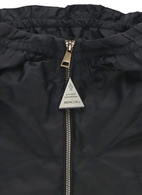 Moncler Logo Patch Hooded Padded Coat
