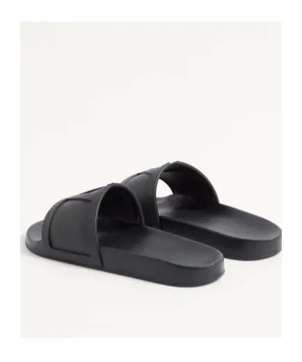 Valentino Garavani Open Toe Slip-on Sandals - Black