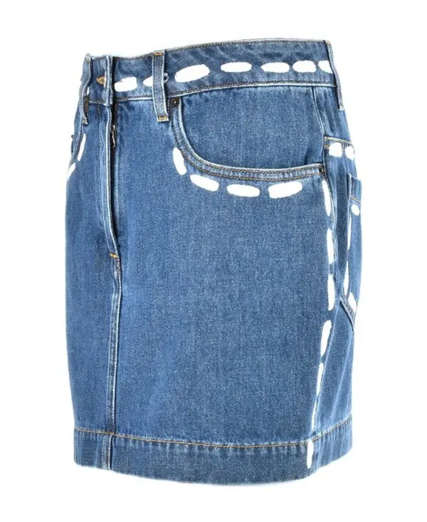 Moschino Denim Hip Skirt