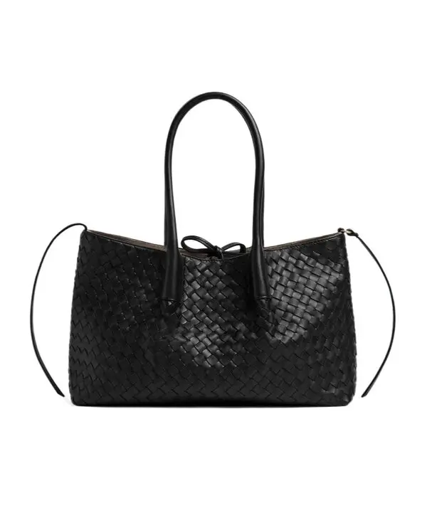 Bottega Veneta Pinacoteca - Black/sugar Color