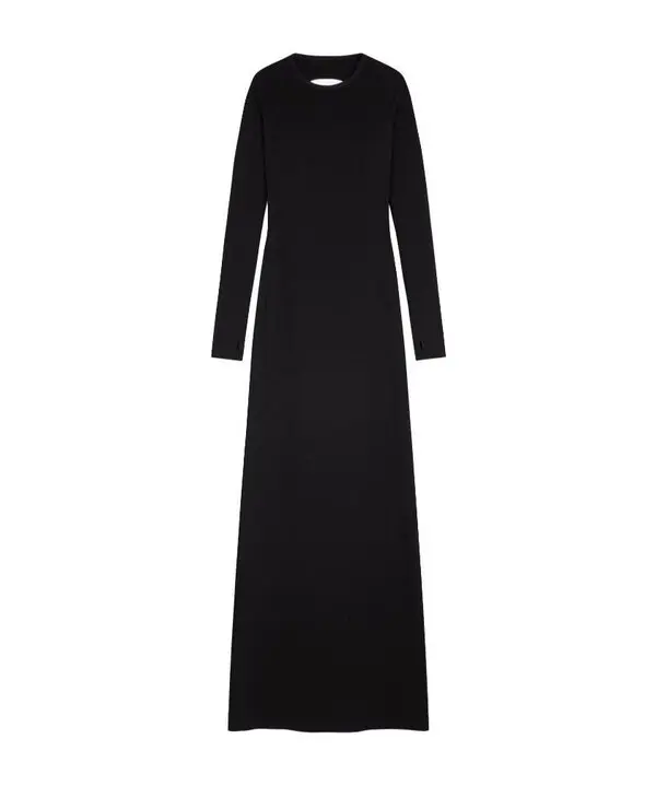 Givenchy Cut-out Long-sleeve Maxi Dress