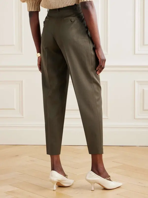 Altuzarra Belt Loops Slacks With Pleated Detailing