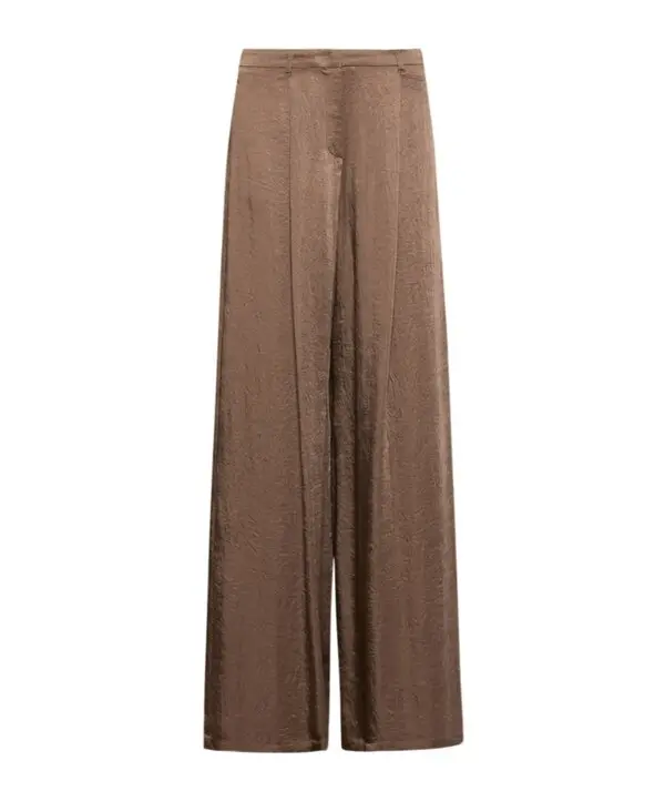 Marella Wide-fit Crinkle Twill Trousers