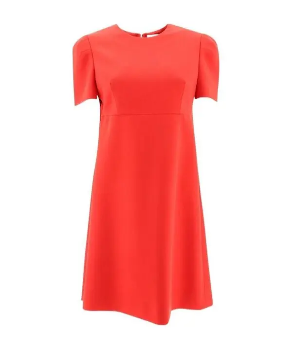 Alexander McQueen A-line Mini Dress With Pleated Details