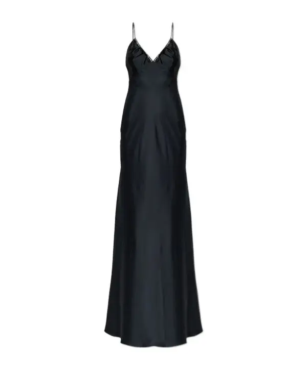 LoveShackFancy Mystara Embellished Maxi Dress