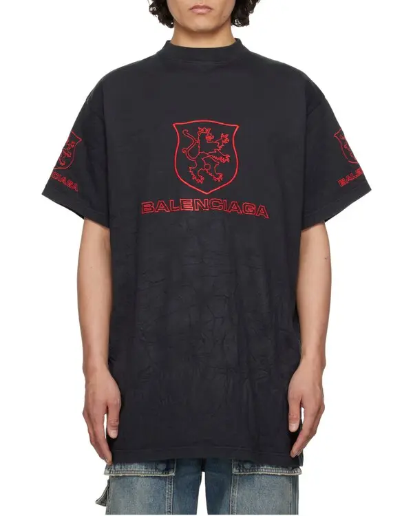 Balenciaga Lion Club Oversized T-shirt