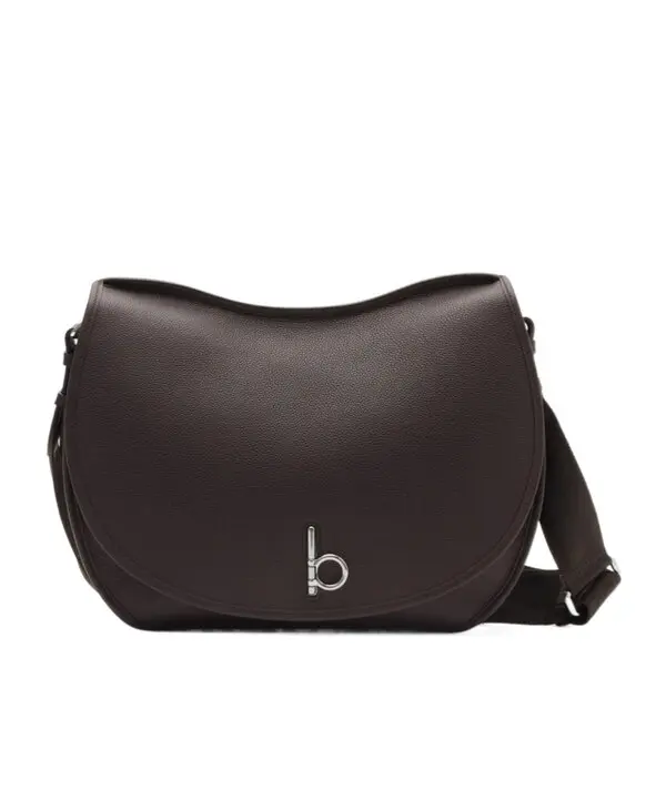Burberry Large Rocking Horse Satchel - Peat/berry