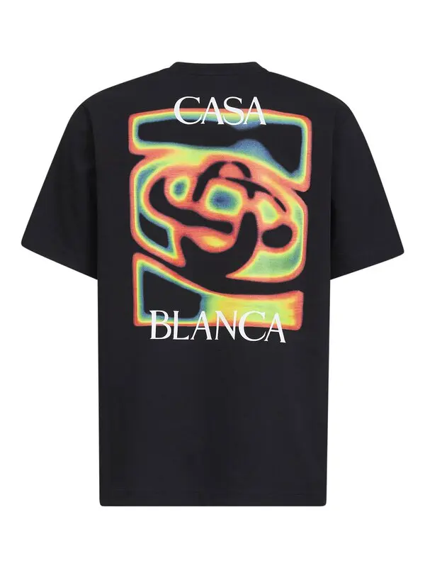 Casablanca Heat Map Graphic T-shirt - Black