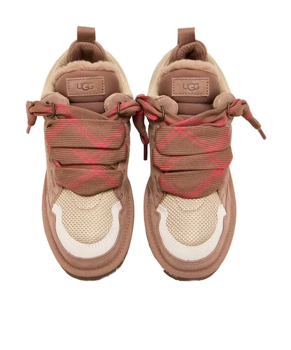 UGG Lowmel Lace-up Suede Sneakers - Brown