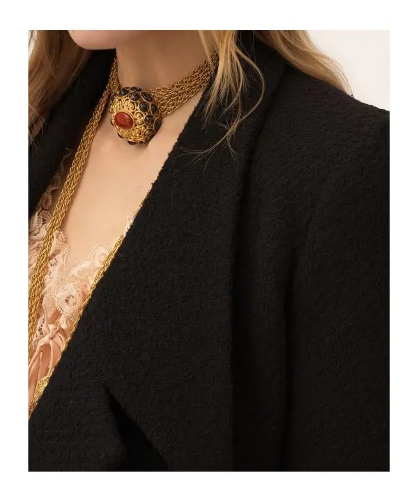 Chloé Double-breasted Textured Blazer