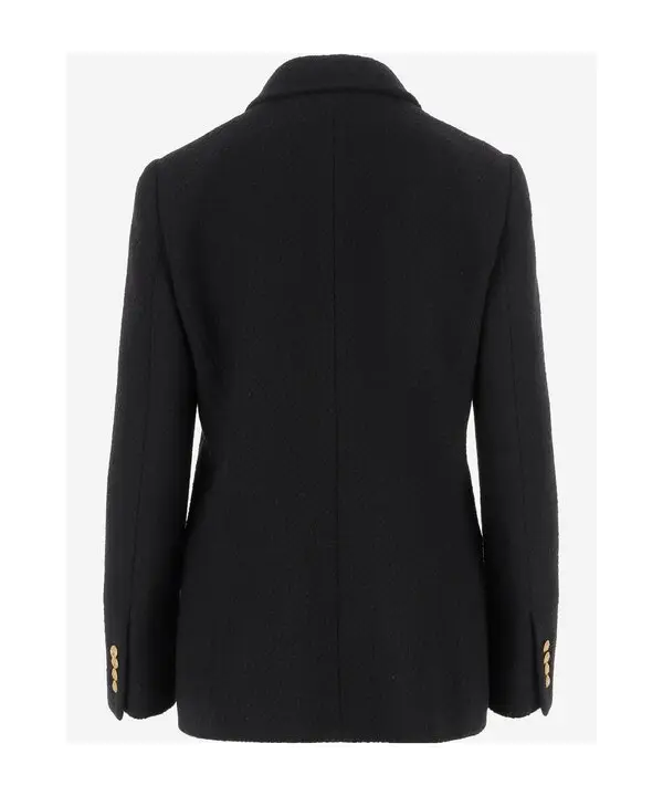 Chloé Double-breasted Textured Blazer