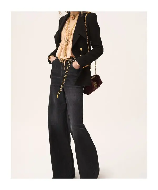 Chloé Double-breasted Textured Blazer