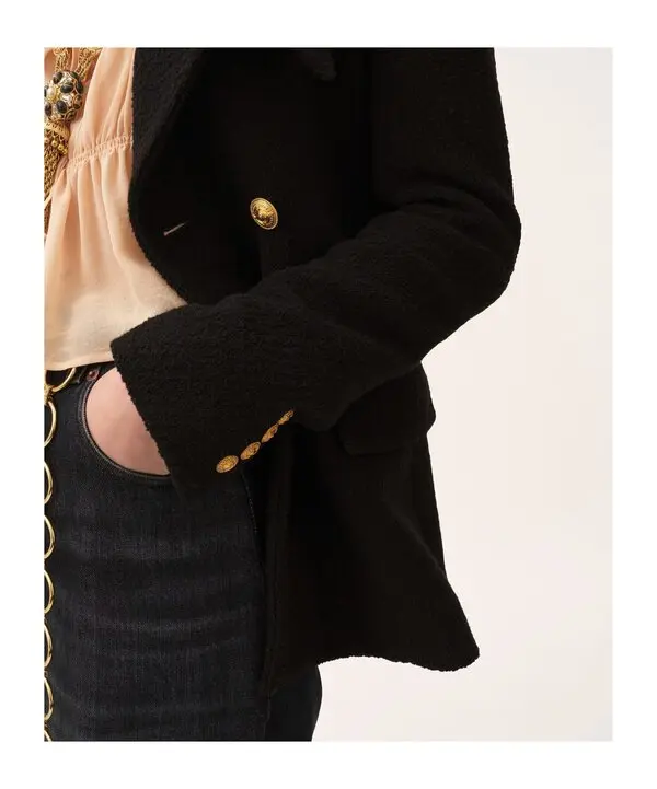 Chloé Double-breasted Textured Blazer