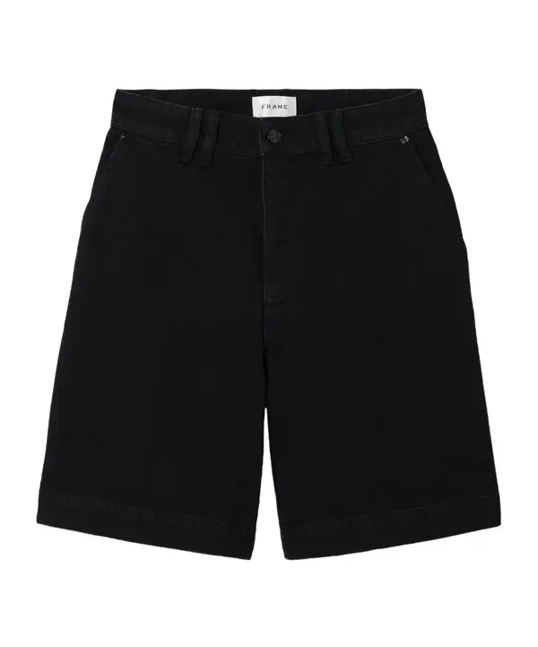 FRAME The Trouser Shorts - Black