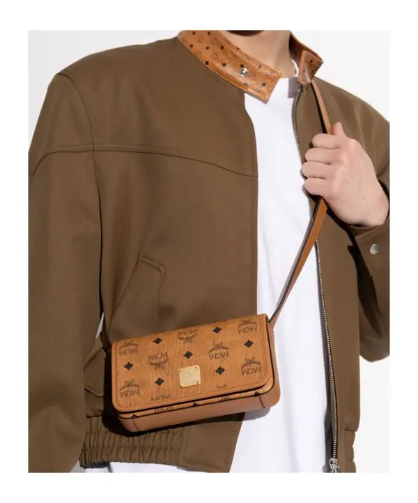 Mcm Aren Monogram Smartphone Holder
