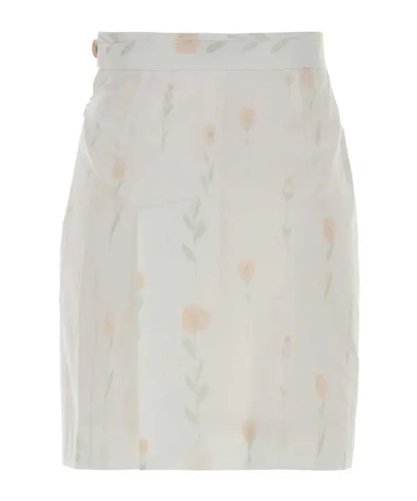 VIVIENNE WESTWOOD Floral Embroidered A-line Mini Skirt