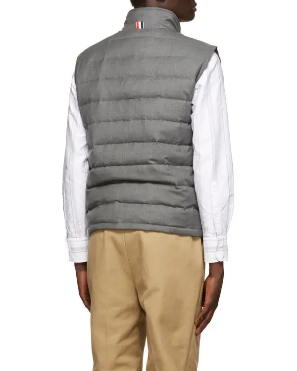 Thom Browne Down-filled Ski Vest - Medium Gray