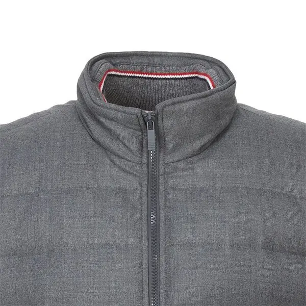 Thom Browne Down-filled Ski Vest - Medium Gray