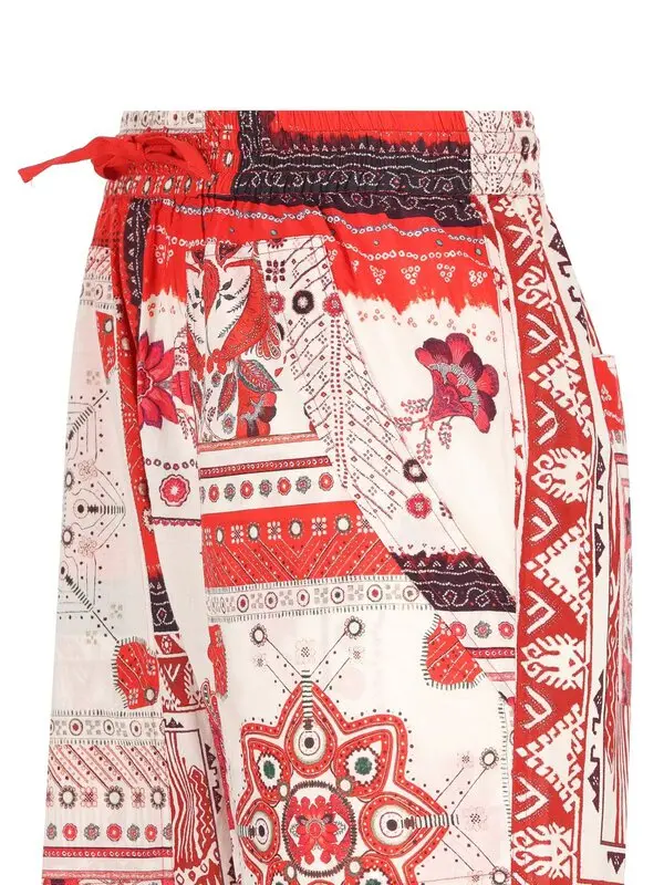 Isabel Marant Étoile All-over Graphic Drawstring Trousers