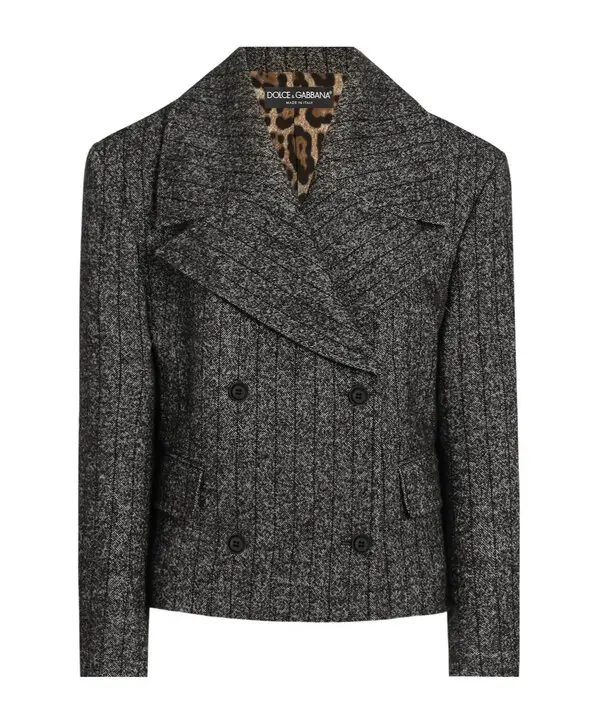 Dolce & Gabbana Striped Double-breasted Jacket