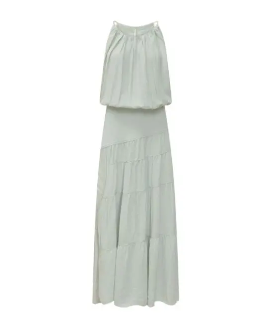 IRO PARIS Island Tiered Maxi Dress - Gray