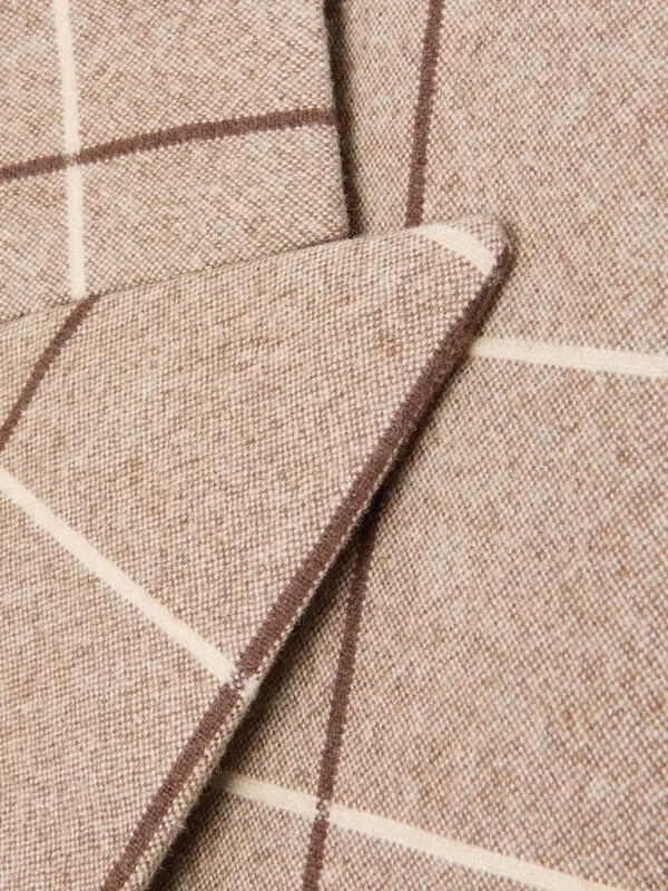 Valentino Garavani Windowpane Check Double-breasted Blazer