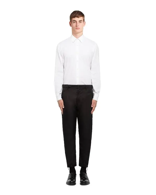 Prada Logo Tapered Pants
