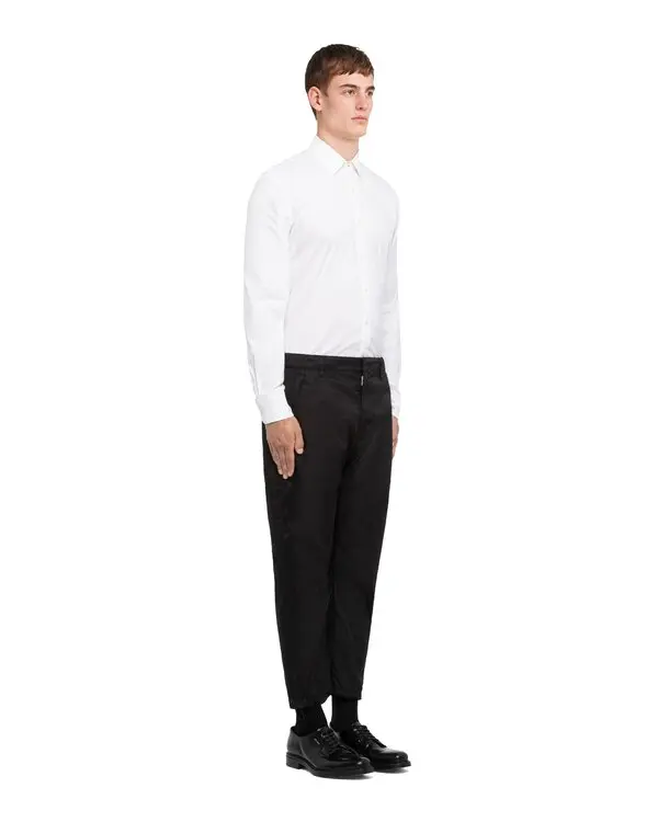 Prada Logo Tapered Pants