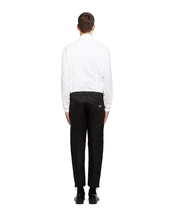 Prada Logo Tapered Pants