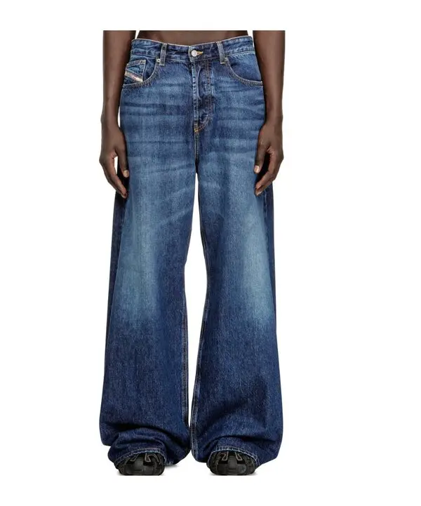 DIESEL® D-rise Wide Leg Jeans - Blue