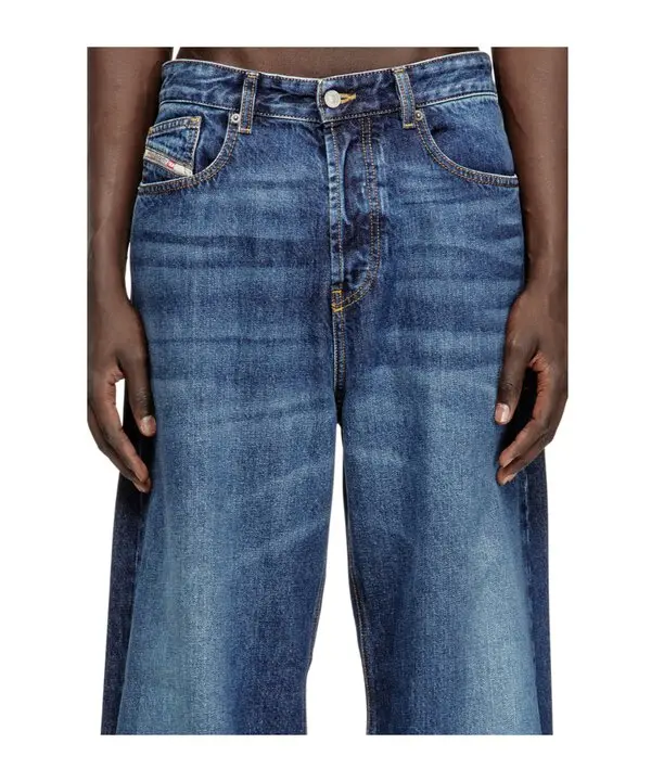 DIESEL® D-rise Wide Leg Jeans - Blue