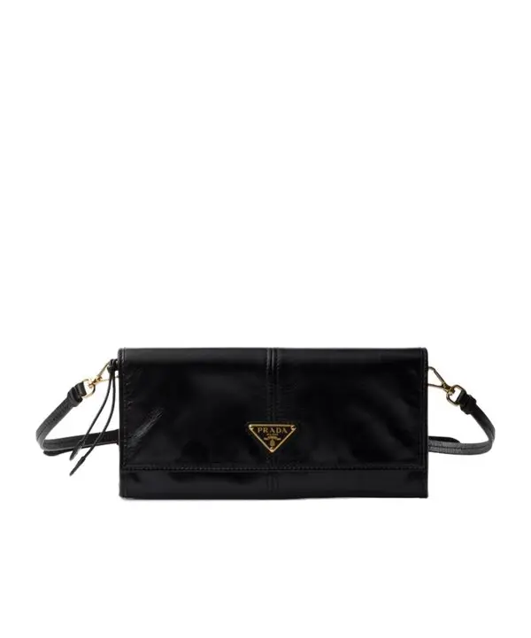 Prada Triangle-logo Wallet - Black