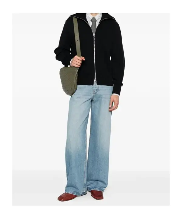 Bottega Veneta Long-sleeved Zip-up Cardigan