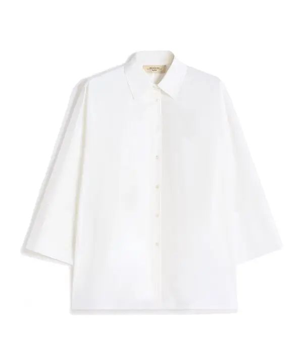 Max Mara Relaxed Fit Shirt With Wide Sleeves