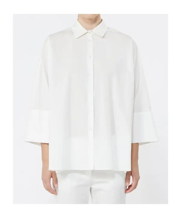Max Mara Relaxed Fit Shirt With Wide Sleeves