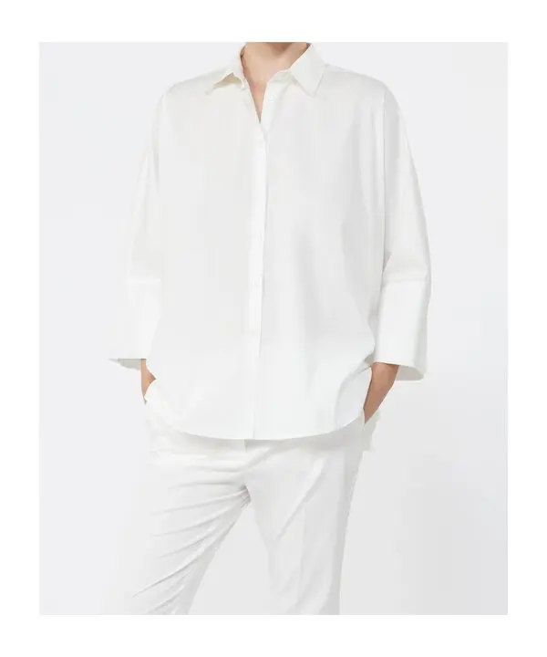 Max Mara Relaxed Fit Shirt With Wide Sleeves