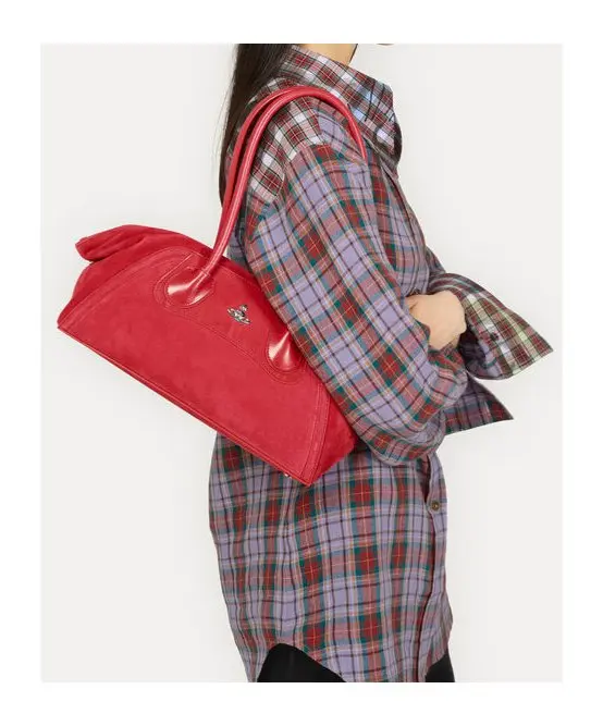 VIVIENNE WESTWOOD Small Shirley Orb Detail Shopper Shoulder Bag By