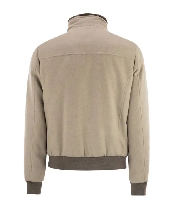 MOORER Padded Bomber Jacket
