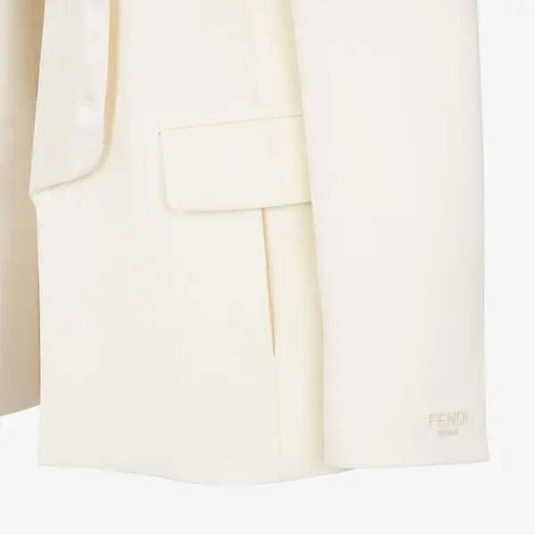 Fendi Tuxedo Blazer - White