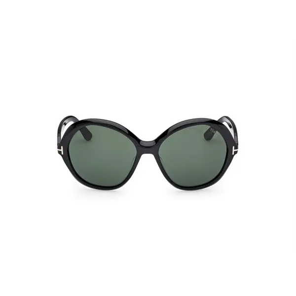 TOM FORD Annabelle-02 Round Frame Sunglasses - Black