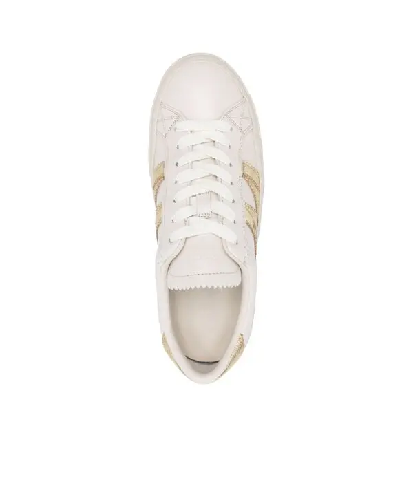 Moncler Monaco2 Lace-up Sneakers - Beige/gold